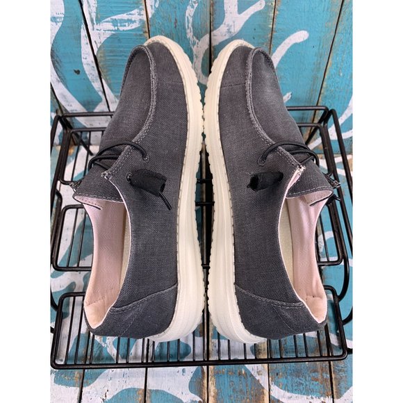 Hey Dude | Shoes | Hey Dude Womens 6 Wendy Chambray Off Black Womens ...